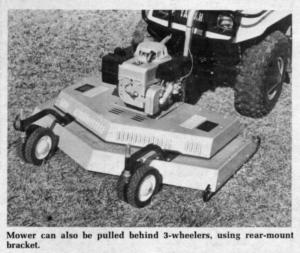 FARM SHOW - Front mount mower fits most ATV's